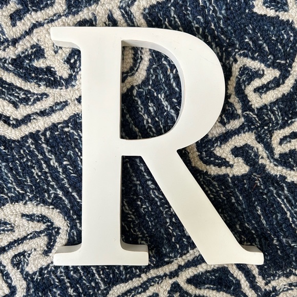 Pottery Barn Kids | Wall Decor | Pottery Barn Kids R White Letter 8 ...